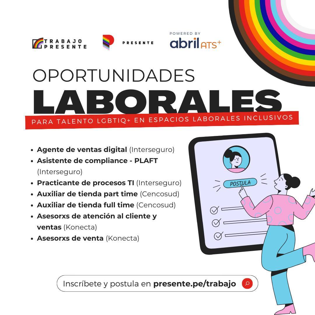 Talento Presente: Iniciativa que busca emplear a personas LGBT+ en Perú ...